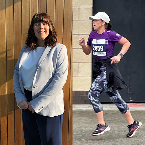 After losing 56st 1lb between us, we’re ready to run the London ...